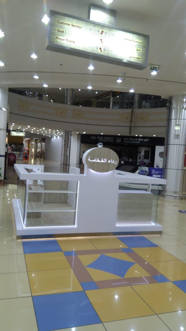 Speciality kiosk - Dubai Mall expert - MAST Exhibition & Fit-Out Solutions